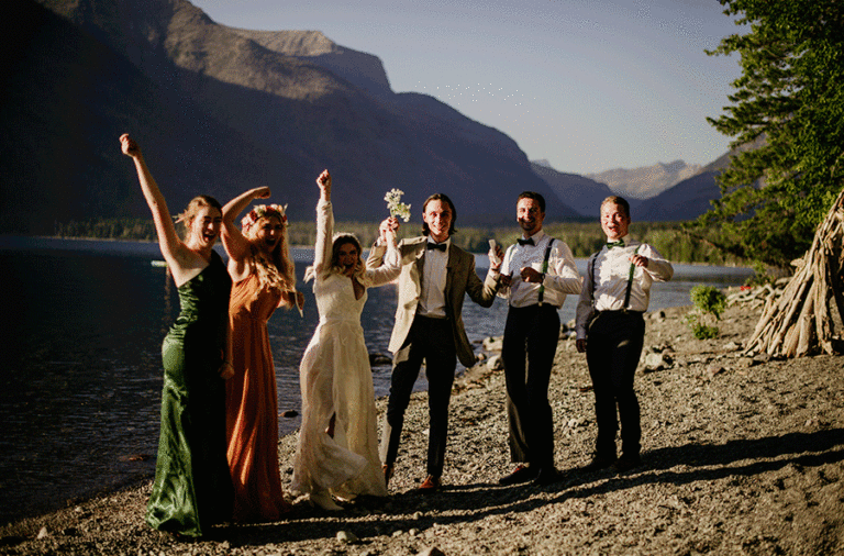 Glacier National Park Micro Wedding - Intentional Wedding Day!