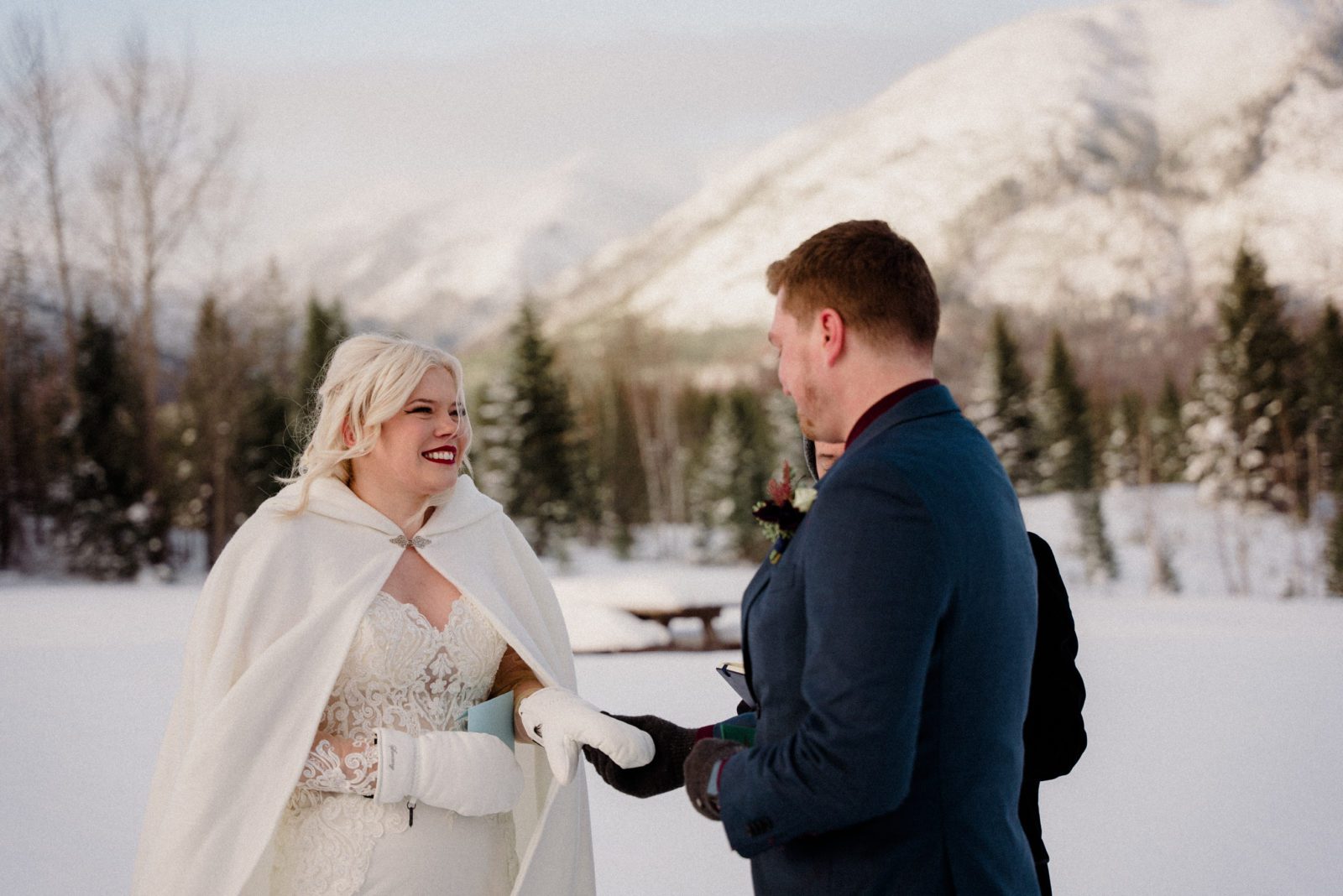Glacier National Park Winter Elopement - enchanted winter day
