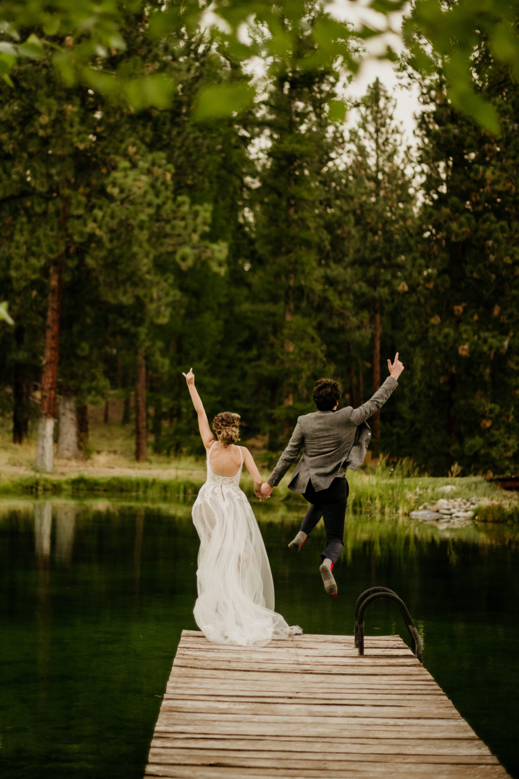 Dazzling Alpine Falls Ranch Wedding - BEST Montana venue