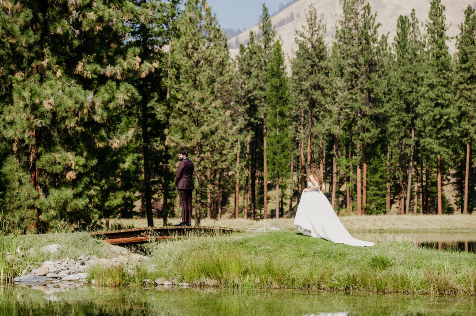 Dazzling Alpine Falls Ranch Wedding - BEST Montana venue