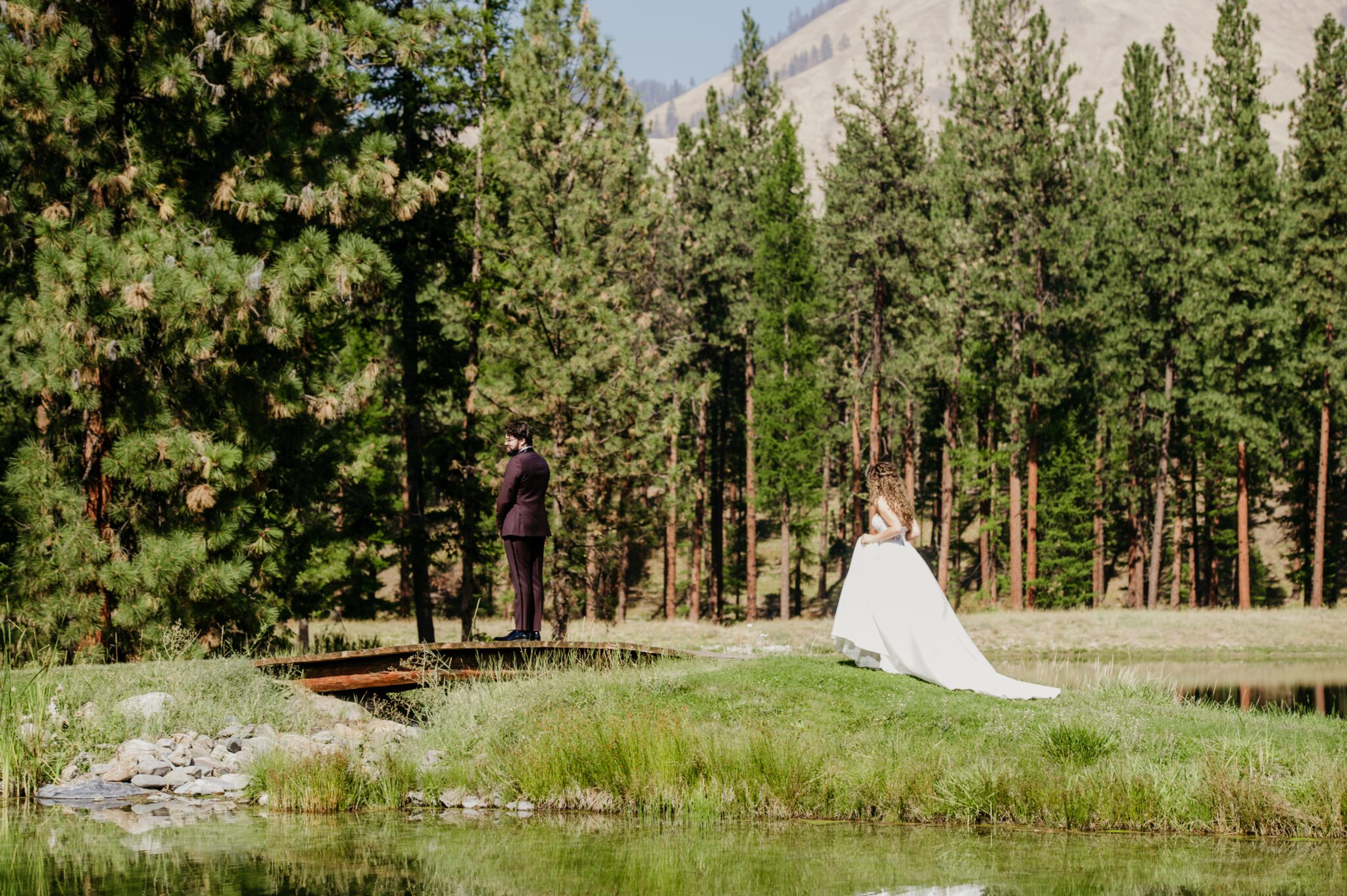 Dazzling Alpine Falls Ranch Wedding - BEST Montana venue