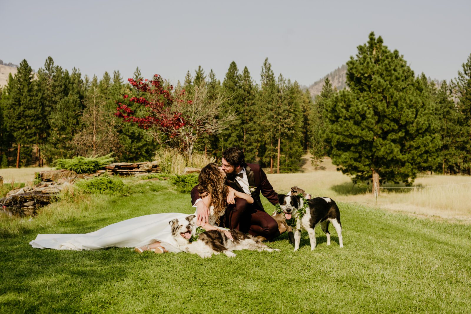 Dazzling Alpine Falls Ranch Wedding - BEST Montana venue