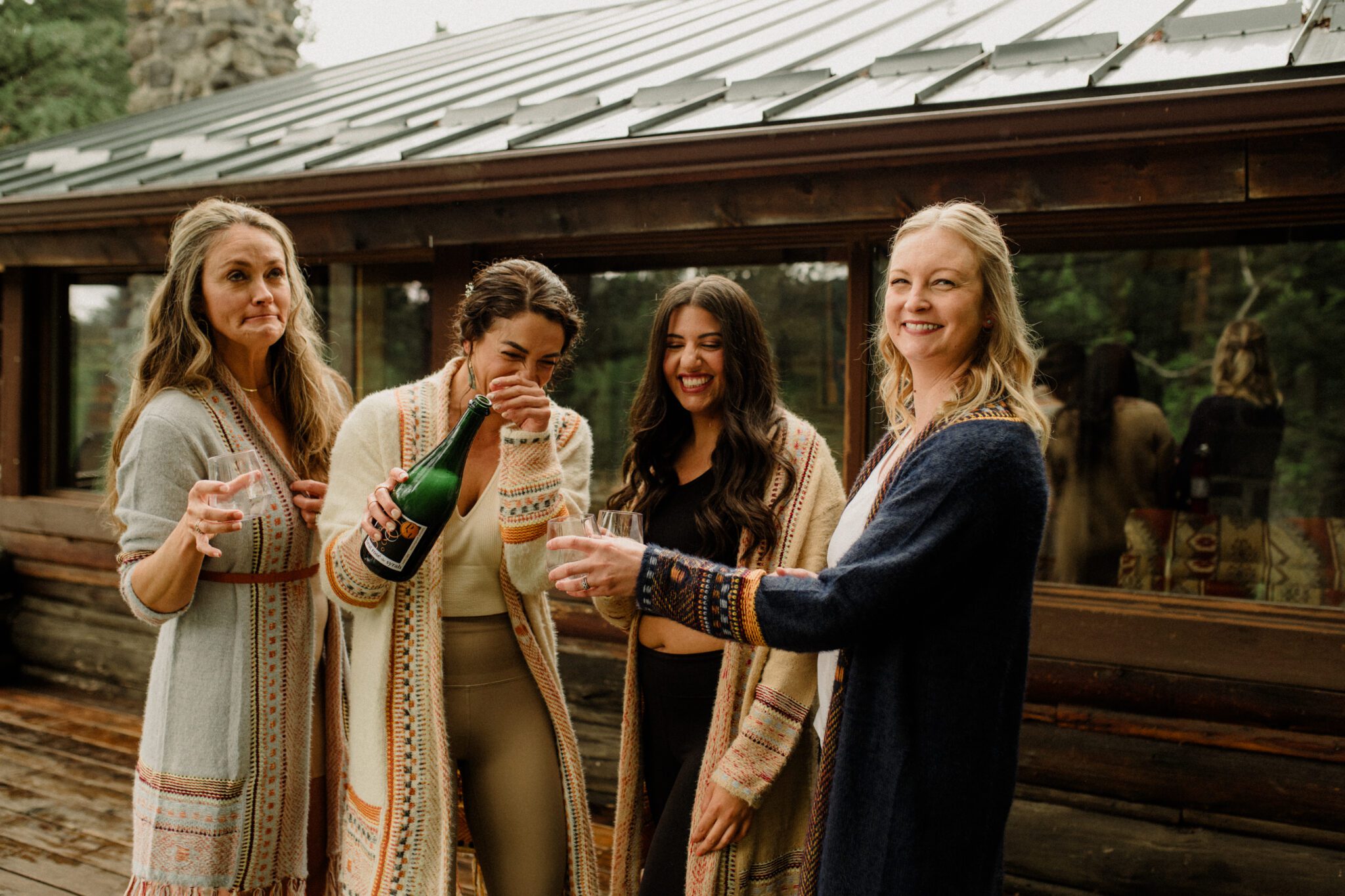 Rainy Montana Destination Wedding - Feathered Pipe Ranch