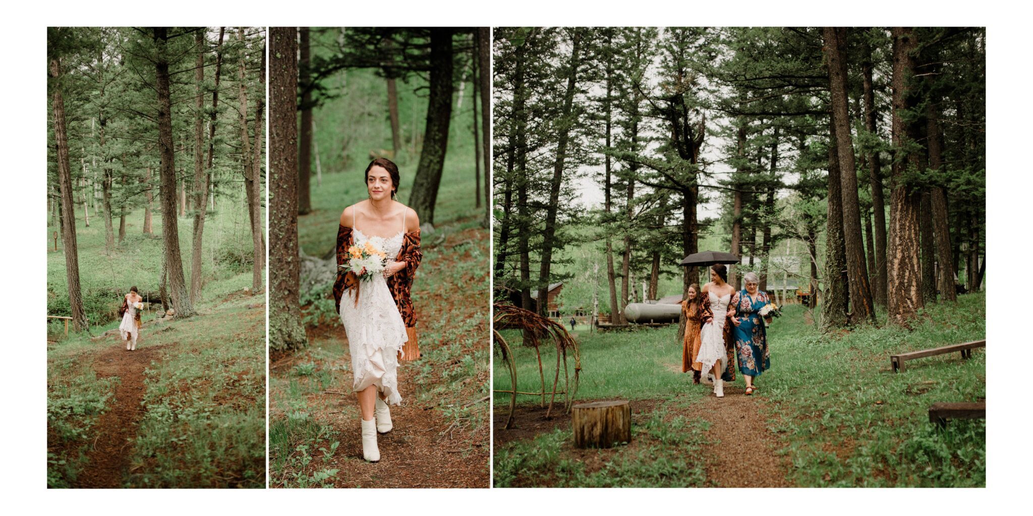 Rainy Montana Destination Wedding - Feathered Pipe Ranch