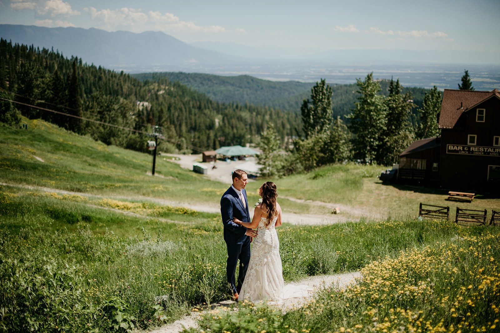 Whitefish Mountain Resort Wedding - Best Views in Montana!