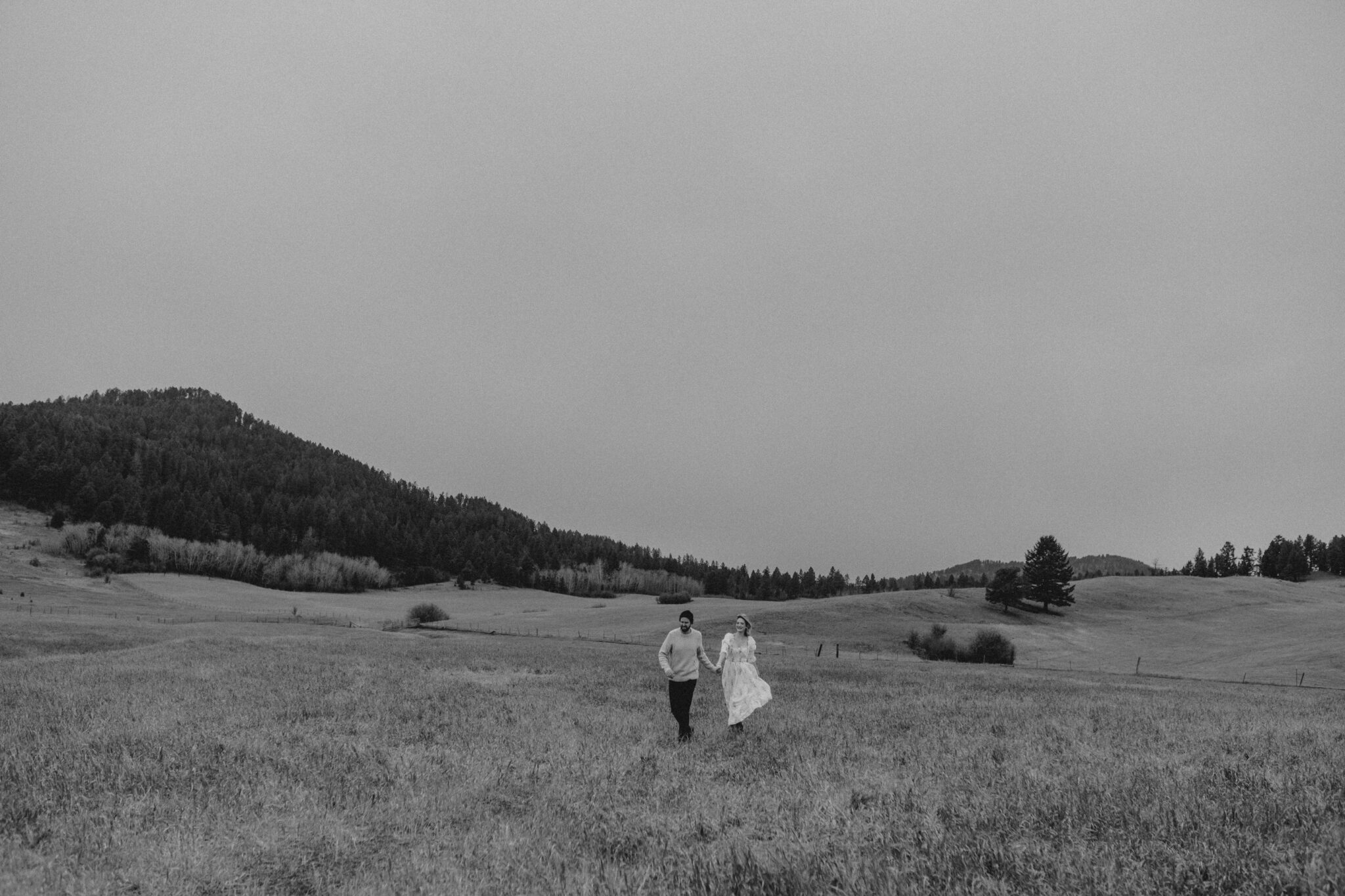Bozeman Engagement Session - sheep dreams & champagne pops!
