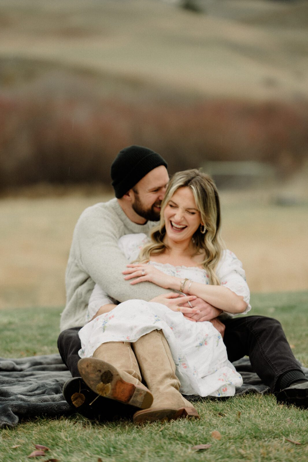 Bozeman Engagement Session - sheep dreams & champagne pops!