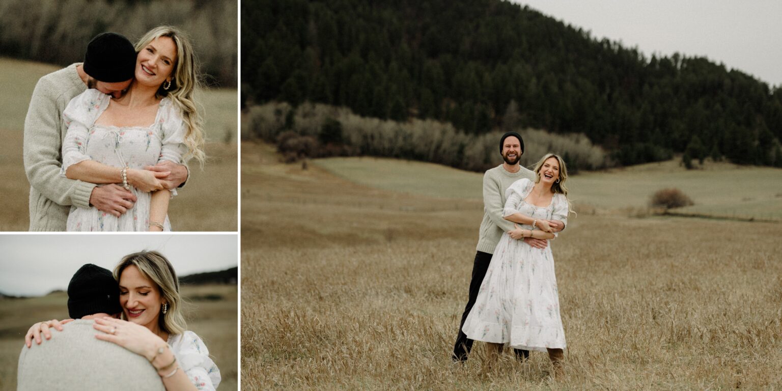 Bozeman Engagement Session - sheep dreams & champagne pops!