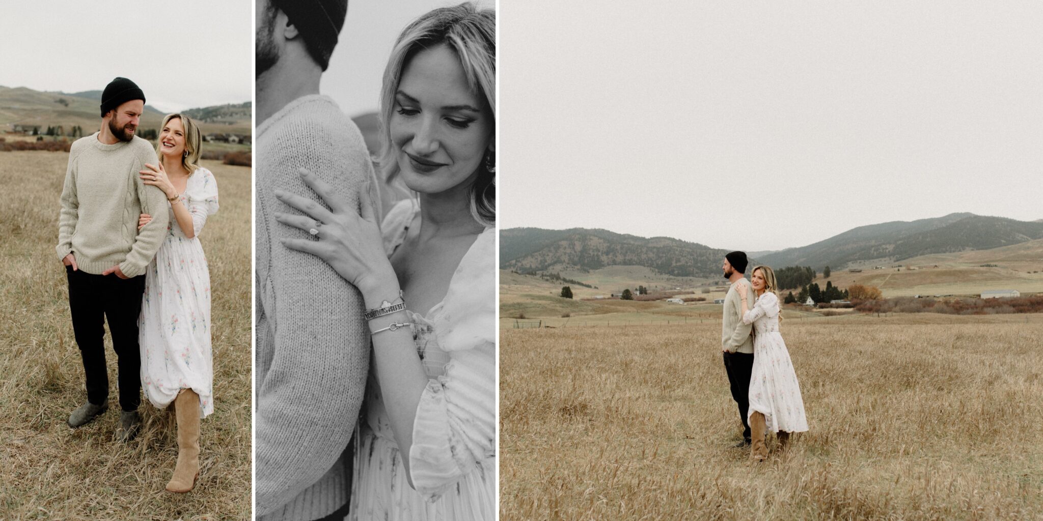 Bozeman Engagement Session - sheep dreams & champagne pops!