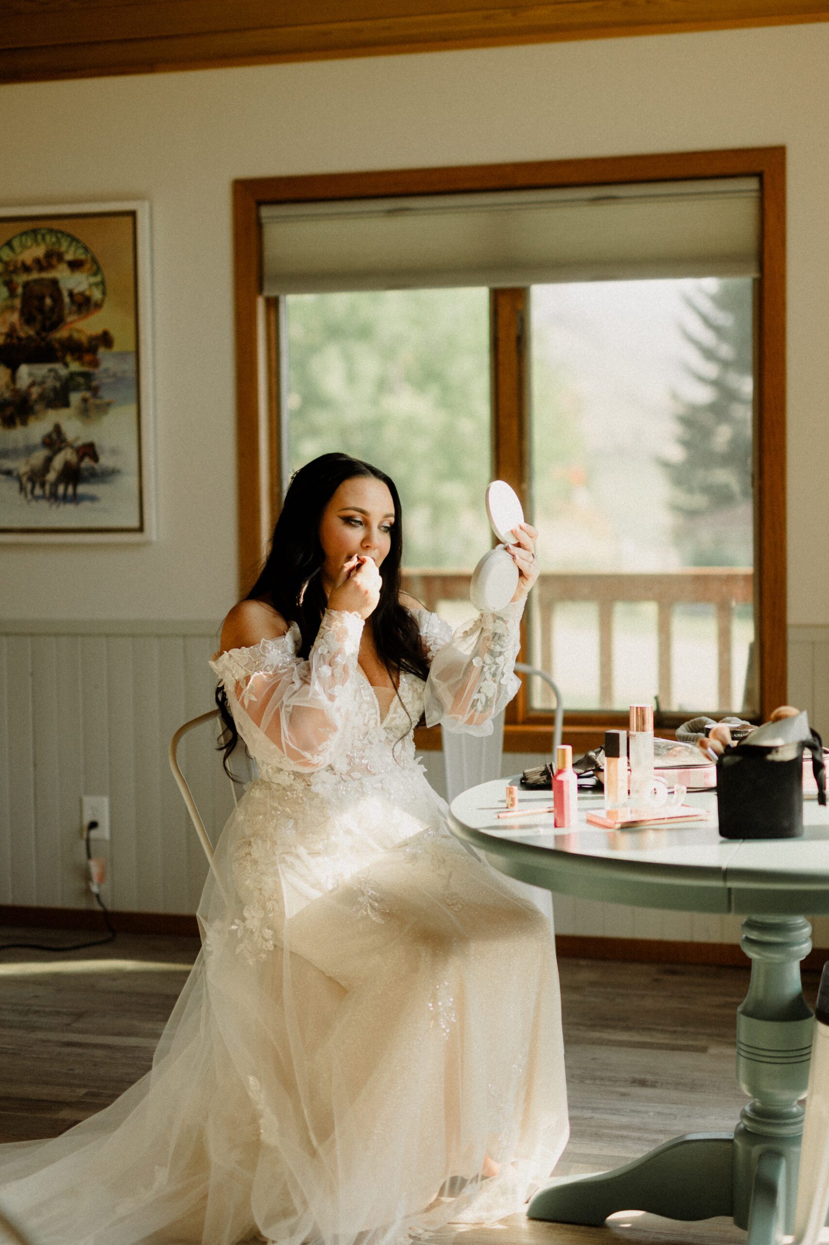 Elopement in Yellowstone - Artist Point Ceremony