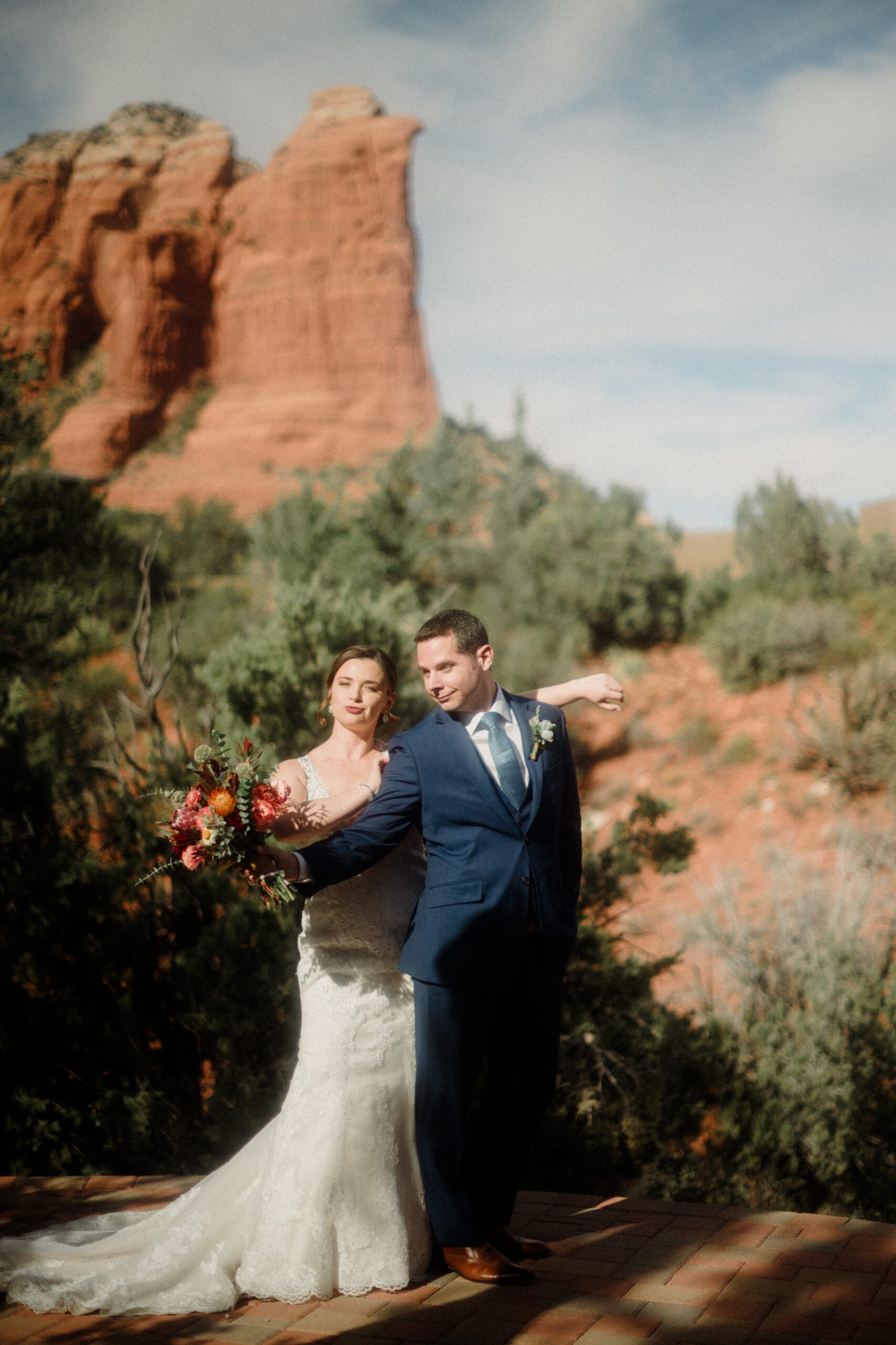 Magical Sedona Elopement - a stunning desert wedding adventure