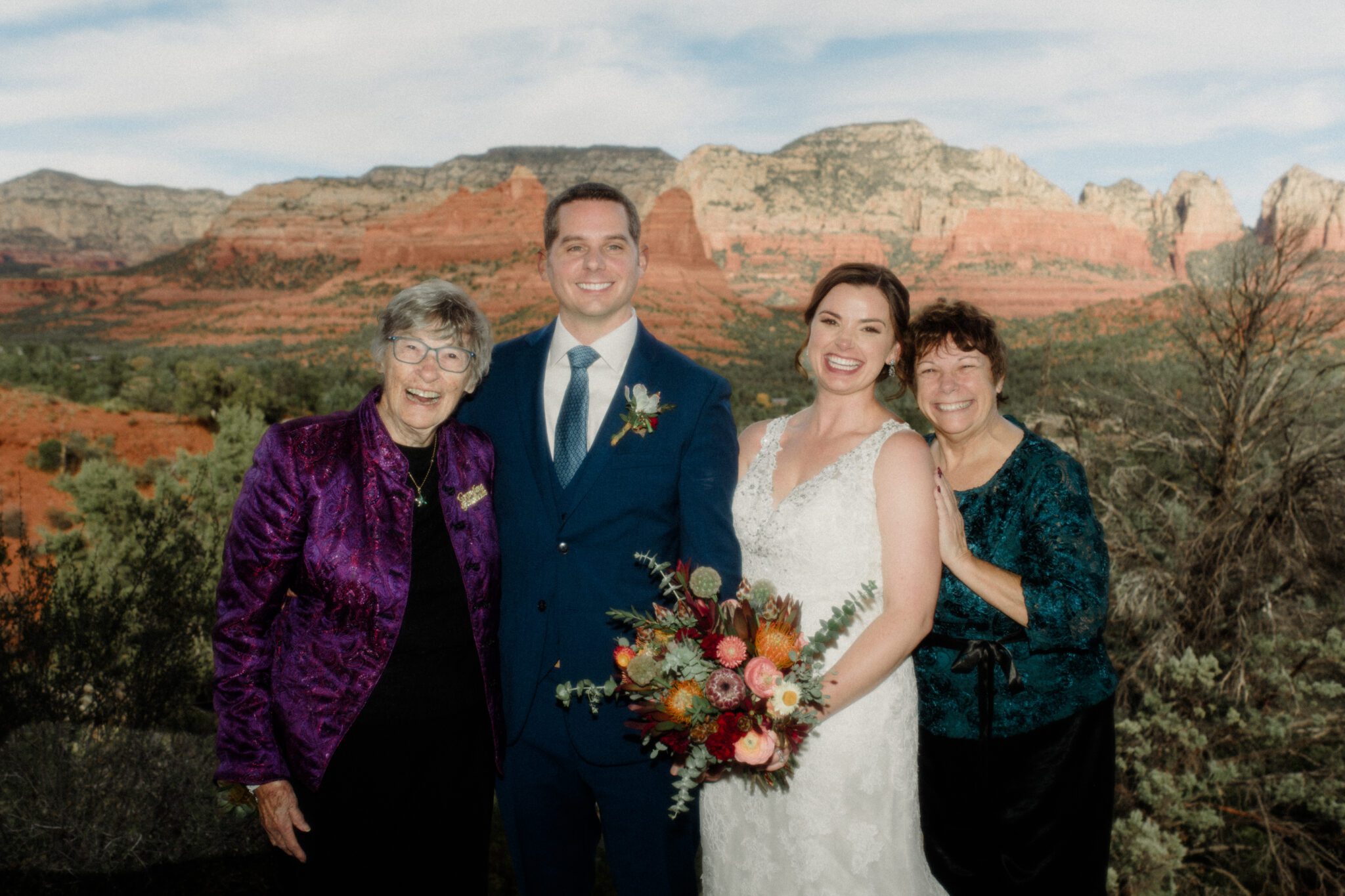 Magical Sedona Elopement - a stunning desert wedding adventure