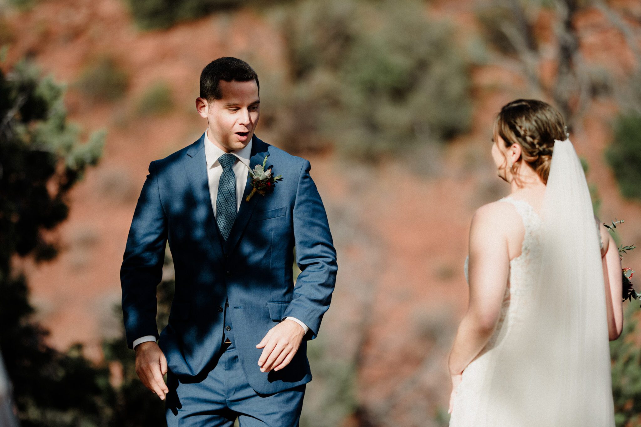 Magical Sedona Elopement - a stunning desert wedding adventure