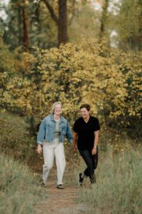 Lesbian Proposal in Missoula in the Fall - honeybeeweddingsmt.com